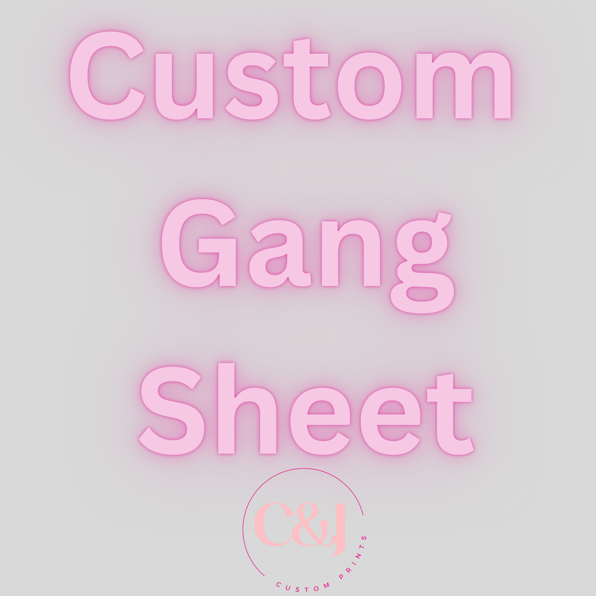 Gang Sheets-Upload your own file – C&J Custom Prints